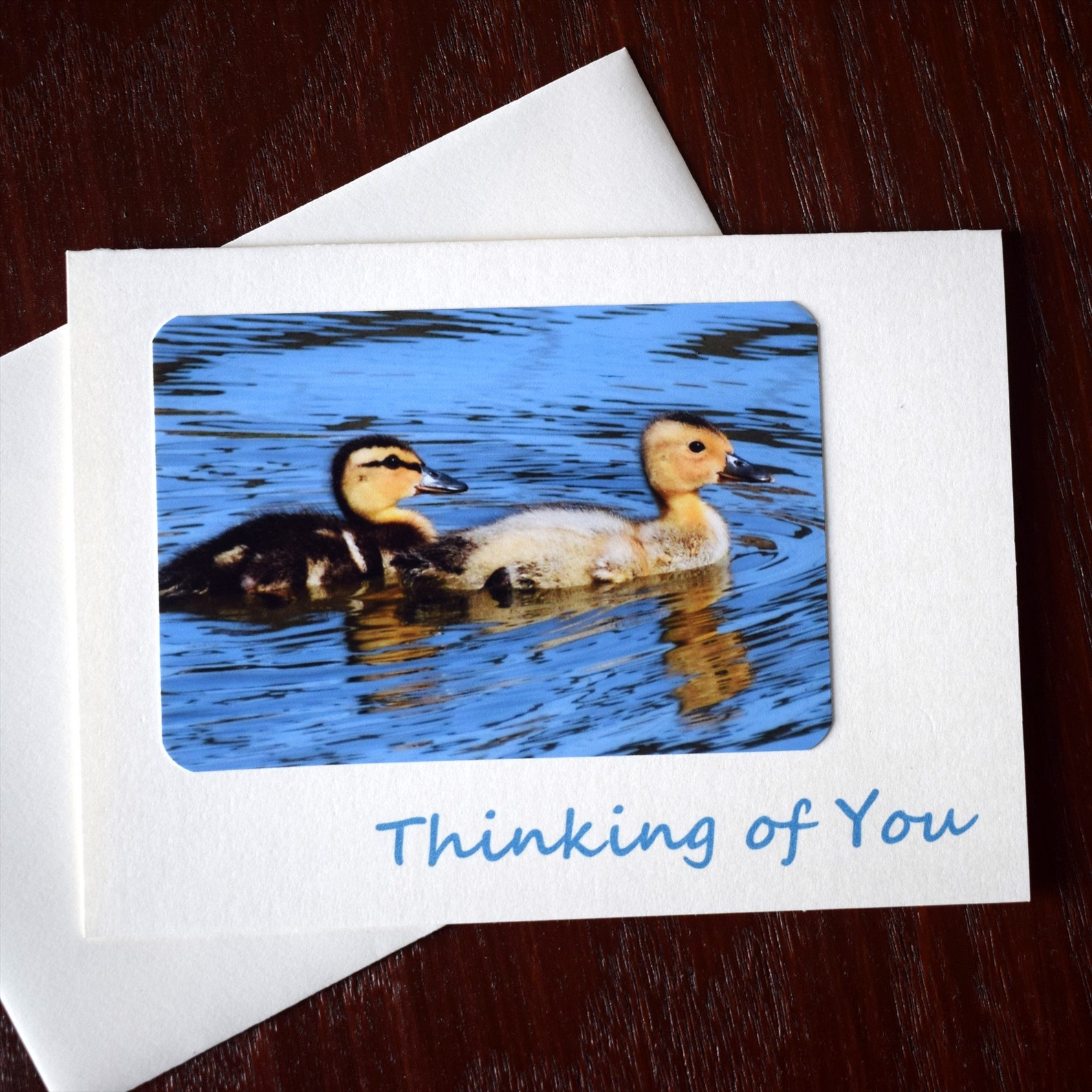 Sale Baby Ducks Note Card Blank Thinking of You Card Duck Note Card 4 X ...