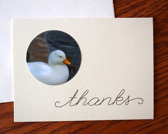 Duck Thank You Card - Etsy