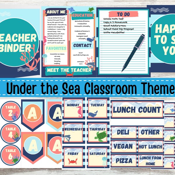 Ocean Theme Classroom - Etsy