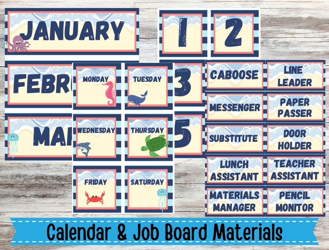 EDITABLE Under the Sea Classroom Theme - Etsy