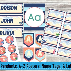 EDITABLE Under the Sea Classroom Theme - Etsy