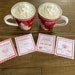 PRINTABLE Valentine's Day Hot Chocolate Packet Cards - Editable - Etsy