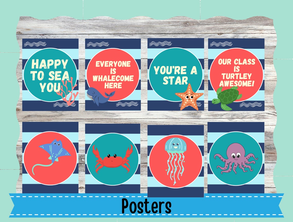 EDITABLE Under the Sea Classroom Theme - Etsy
