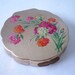 Signed IRIS Powder Compact Flower Spray Carnation Dianthus - Etsy UK