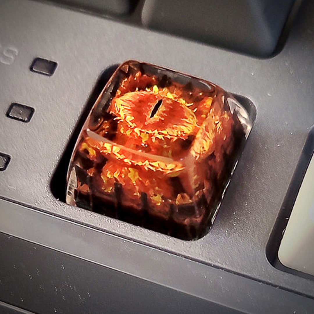 Lord of the Ring Keycap, Sauron Eye and the Ring of Dark Lord Keycap ...