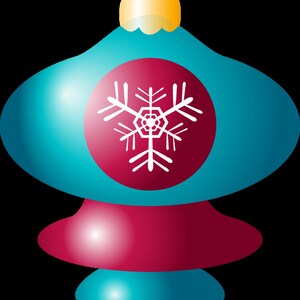 Christmas Clip Art Christmas Ornaments Clipart Shiny Xmas Decorations ...