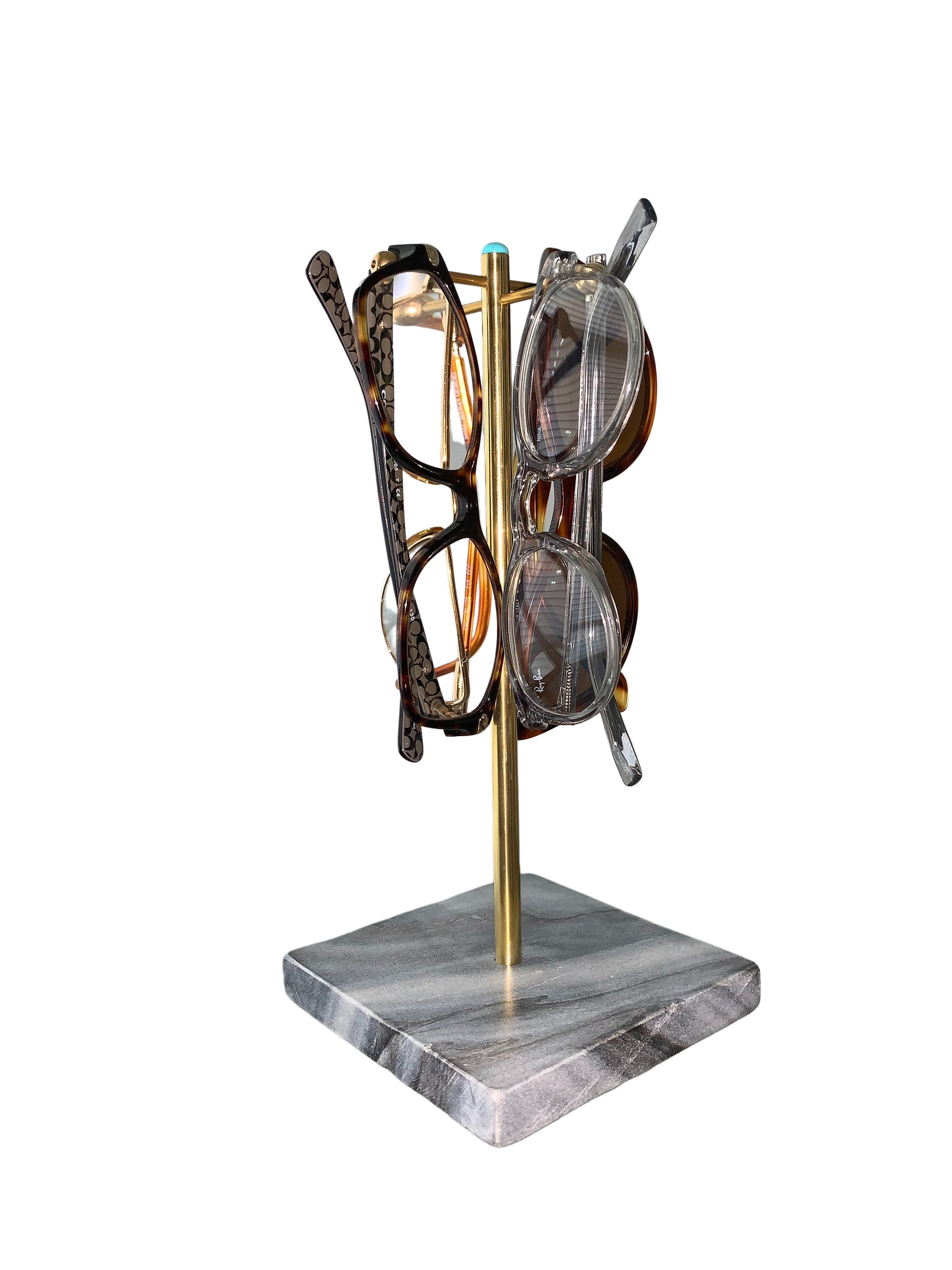 Desk Eyeglass Holder Stand Sunglasses Organizer Reading Etsy Nederland