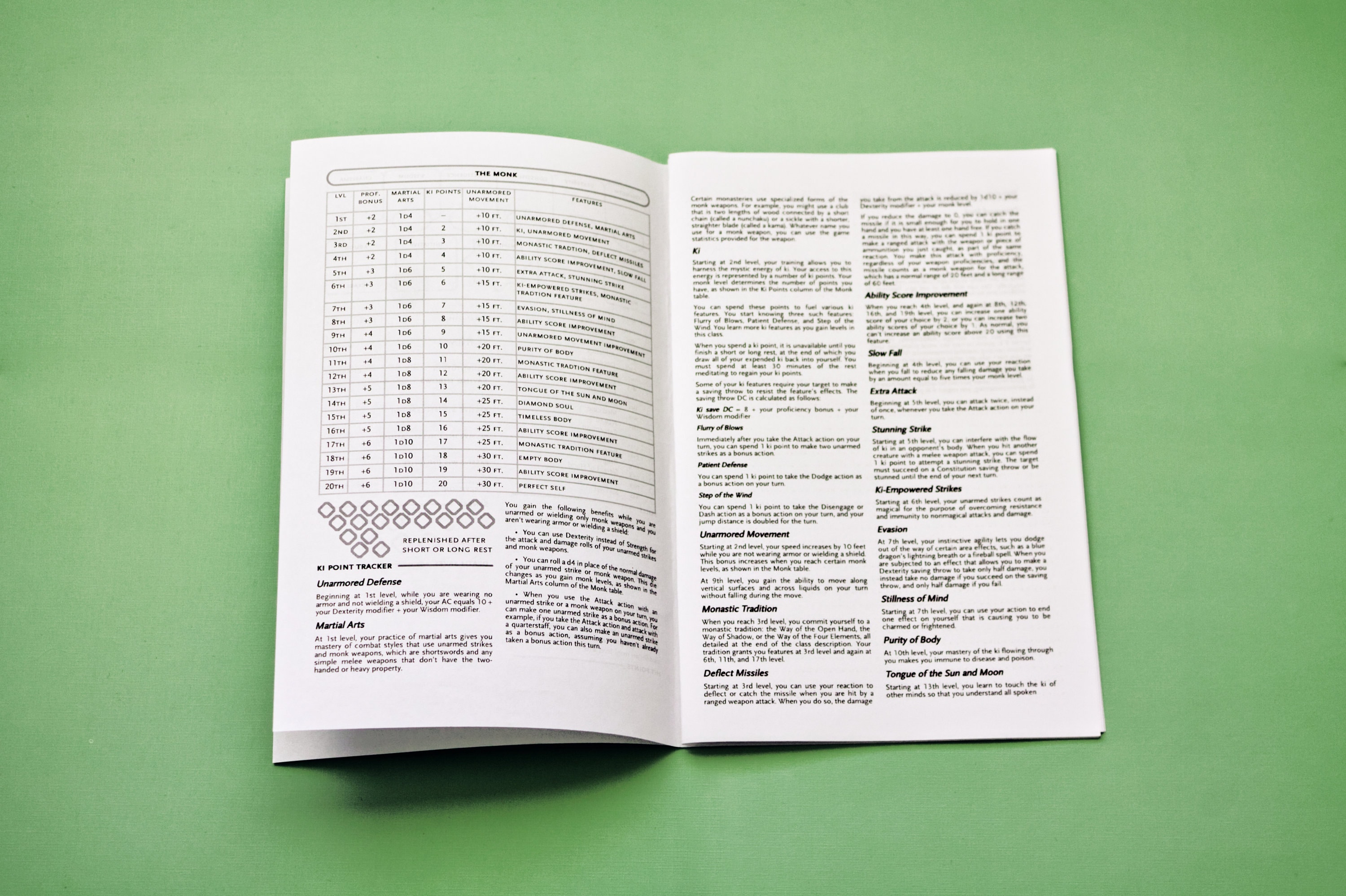 Minimal Monk Journal for Dnd 5e - Printable/fillable Pdf ...