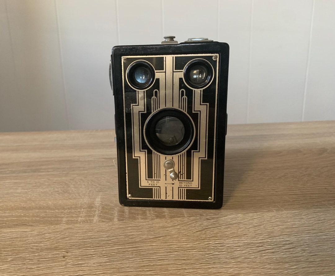 Black Kodak Brownie Six Box Camera, Vintage, Movie Prop, Room Decor ...