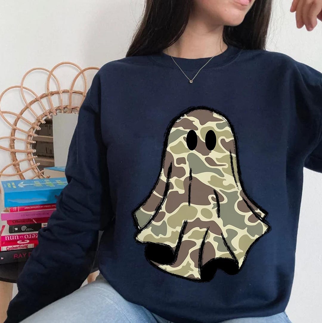 Camo Ghost Png, Boys Halloween Design ,halloween Camo Ghost Fall Png ...
