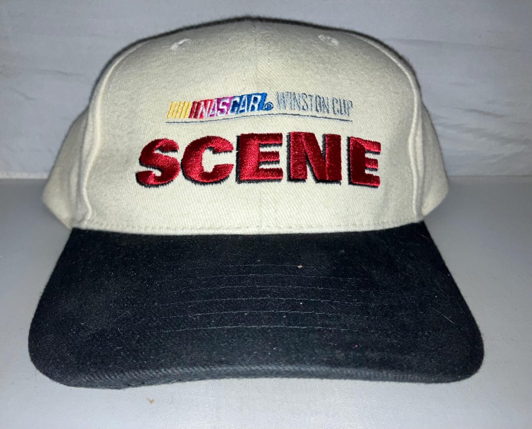 Vintage Nascar Winston Cup Scene Racing Strapback Dad Hat Cap 90s ...
