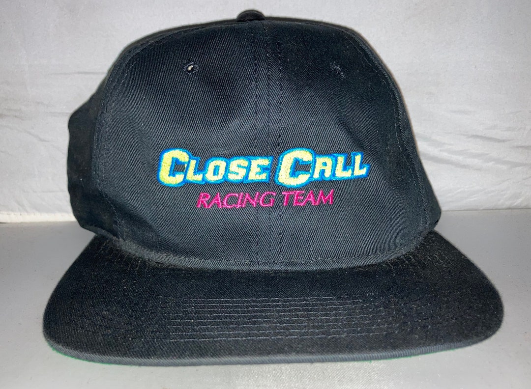 Vintage Close Call Racing Team Youngan Snapback Hat Cap Rare 90s Nascar ...