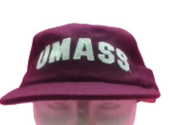 Vintage Umass Minutemen Strapback Hat Cap NCAA College - Etsy