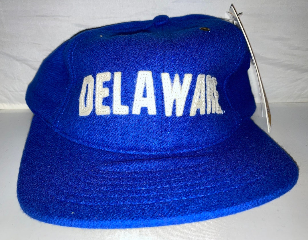 Vintage University of Delaware Fighting Blue Hens Strapback Hat Cap ...