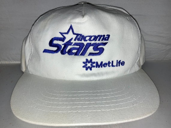 Vintage Tacoma Stars Snapback hat cap rare 90s Indoor… - Gem