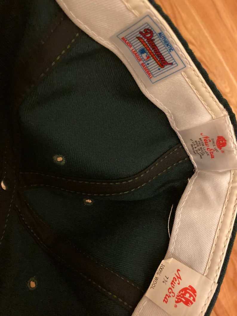 Vintage Oakland A's Athletics New Era Fitted Hat Cap Size 7 3/4 Nwot ...