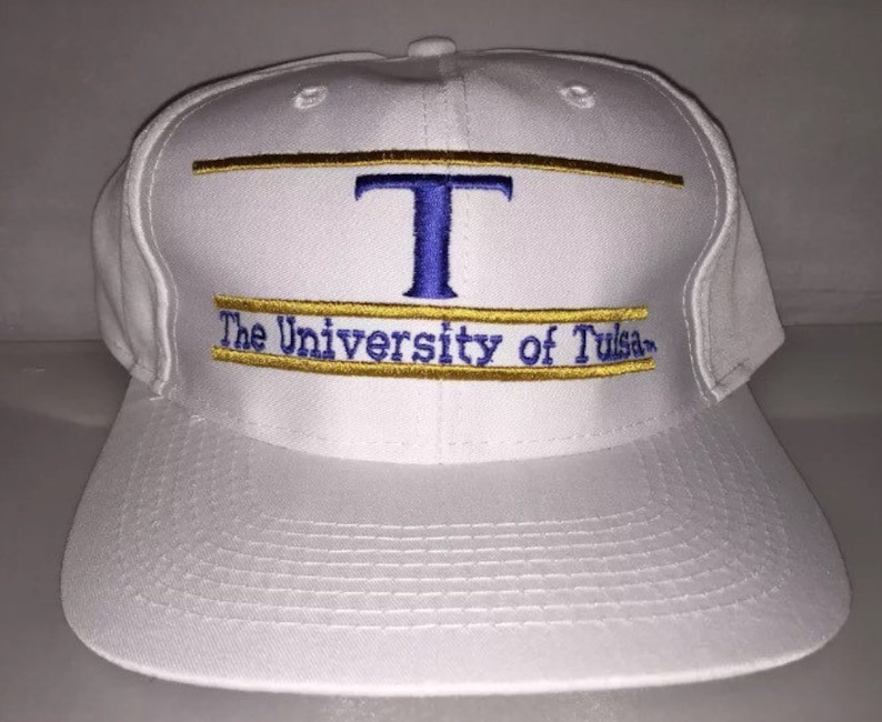 Vintage University of Tulsa Golden Hurricane Snapback Hat Cap | Etsy
