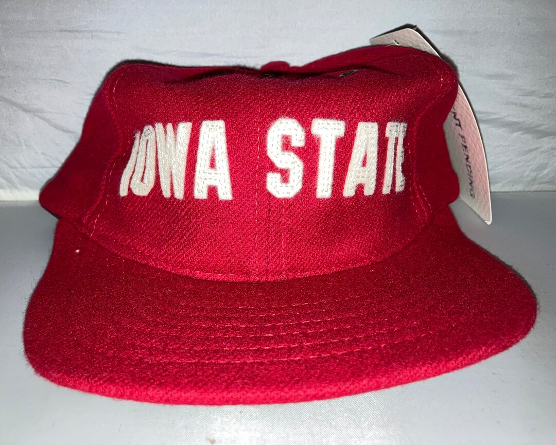Vintage Iowa State Cyclones Strapback Hat Cap Rare 90s Deadstock NCAA ...