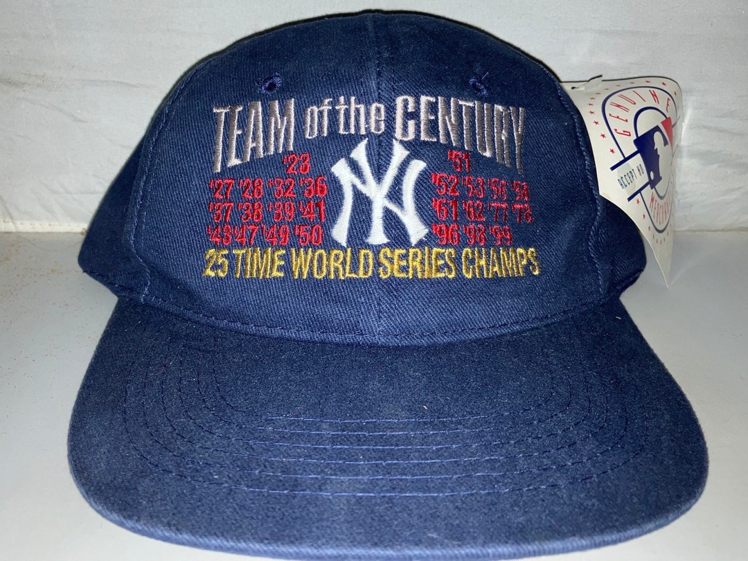 Vintage New York Yankees Strapback Dad Hat Cap Rare 90s MLB - Etsy