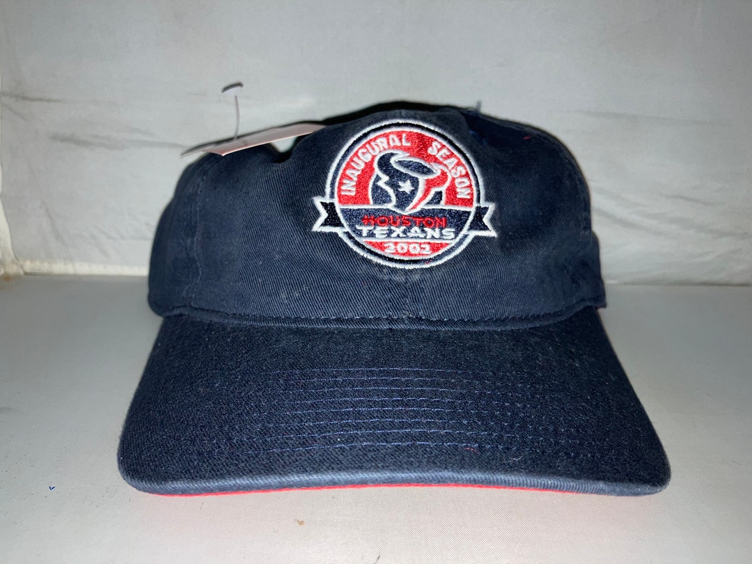Vintage Houston Texans 2002 Inaugural Season Adjustable Strapback Dad ...