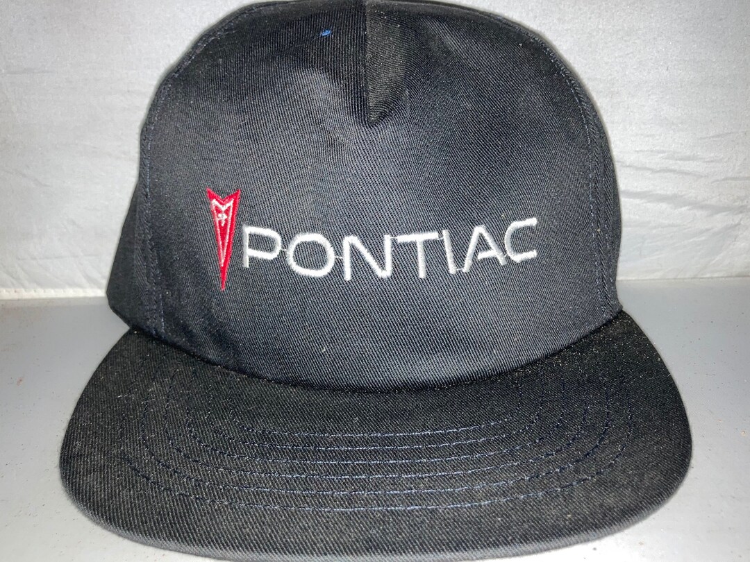 Vintage Pontiac Snapback Hat Cap Hipster Rare Racing GTO Firebird Trans ...
