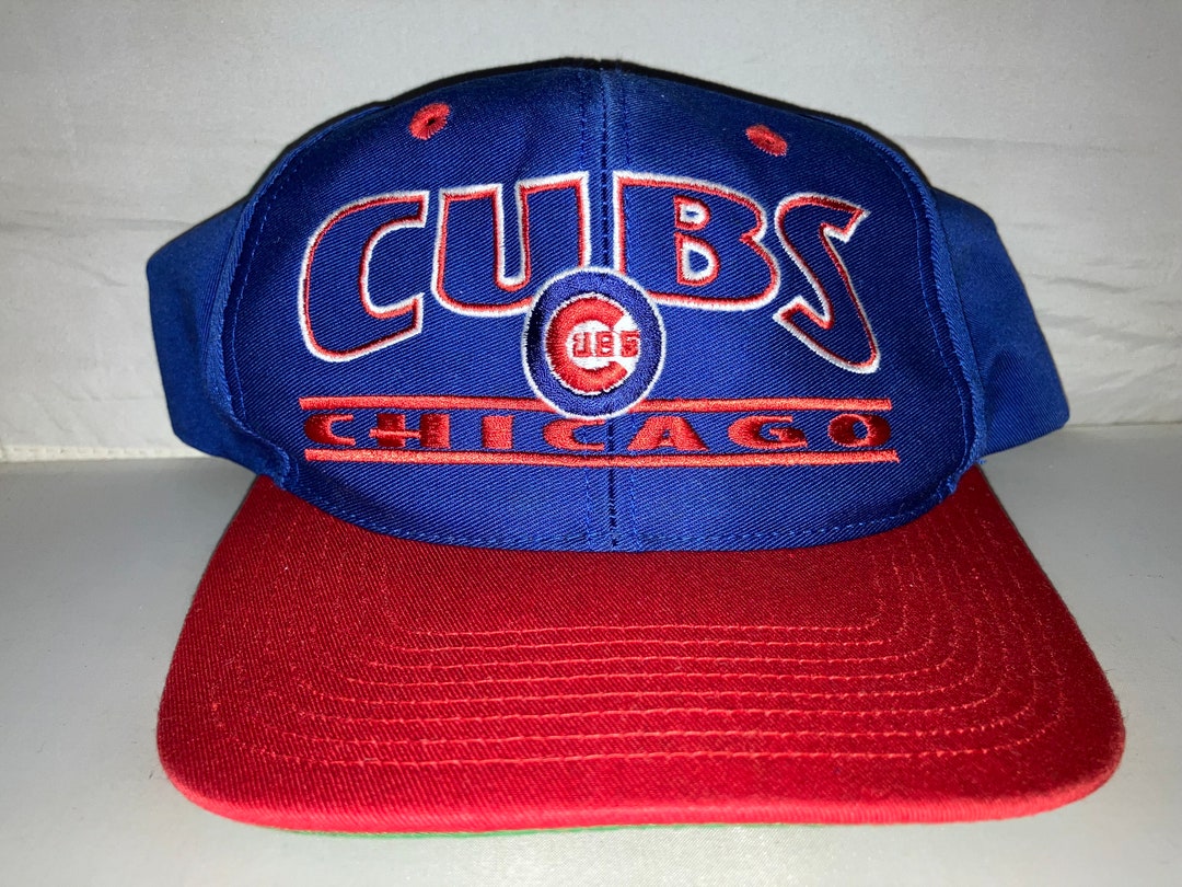Vintage Chicago Cubs Snapback Hat Cap Rare MLB Baseball 90s the Game ...