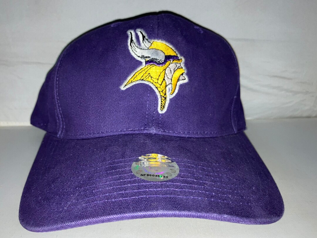 Vintage Minnesota Vikings Adjustable LOGO 7 Dad Hat Cap Rare Nfl ...