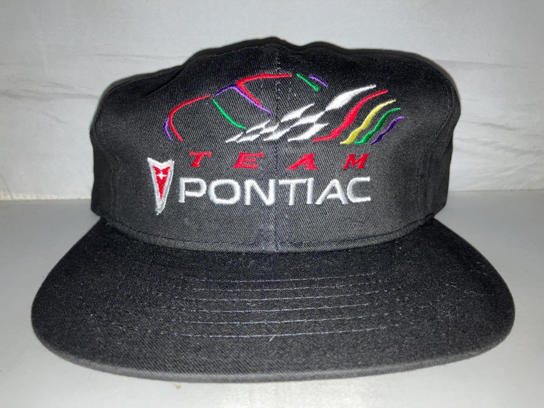 Vintage Team Pontiac Racing Snapback Hat Cap 90s Nascar Deadstock Made ...