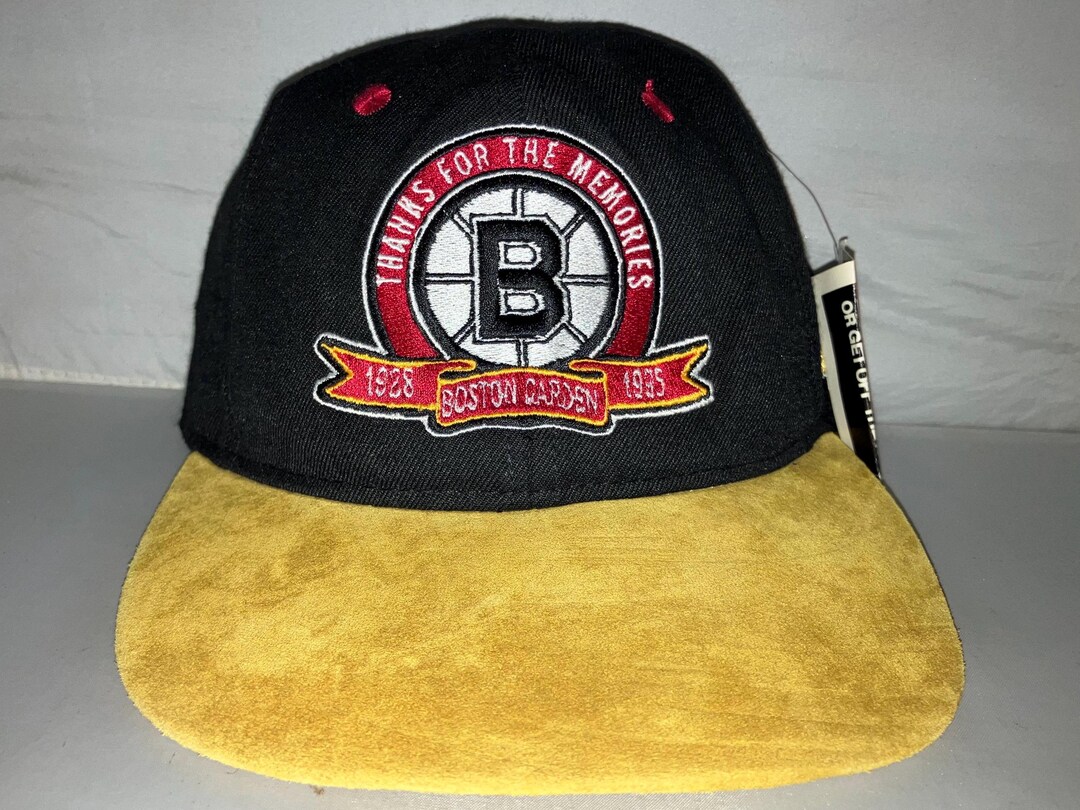Vintage 1995 Boston Bruins Boston Garden Strapback Hat Cap Rare 90s #1 ...