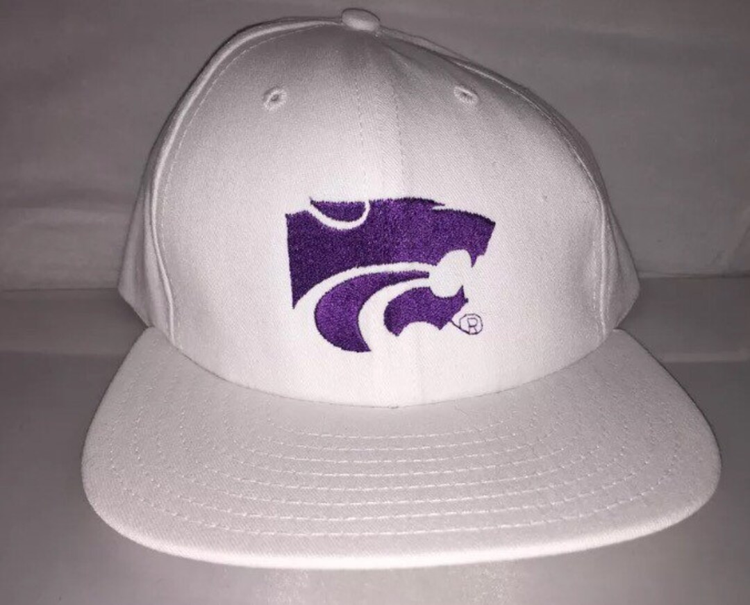 Vintage Kansas State Wildcats Snapback Hat Nwot Deadstock NCAA College ...