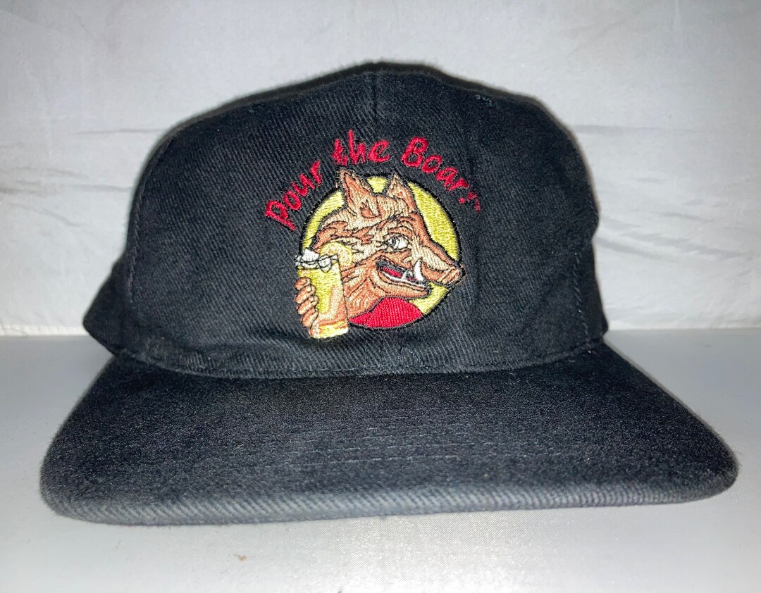 Vintage Pour the Boar Gordons Gin Snapback Hat Cap Rare 90s - Etsy