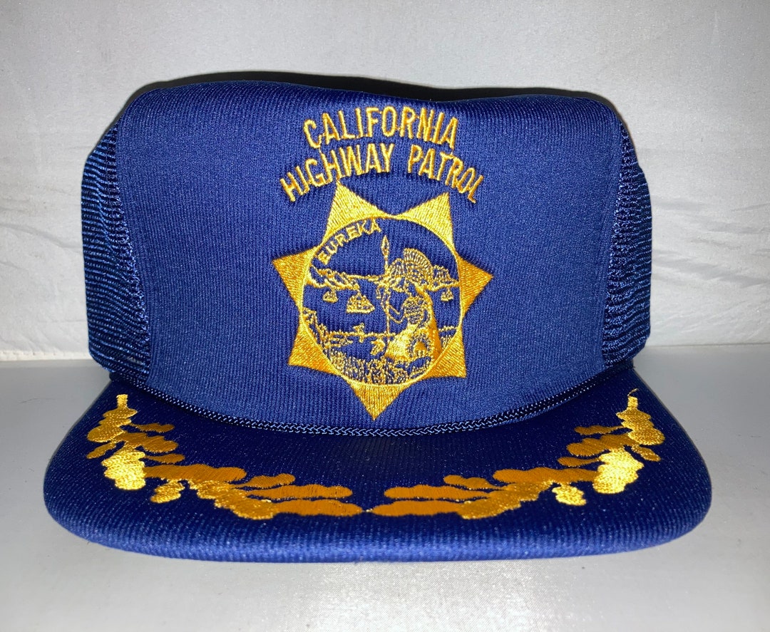 Vintage California Highway Patrol Snapback Hat Cap Nwot Deadstock ...