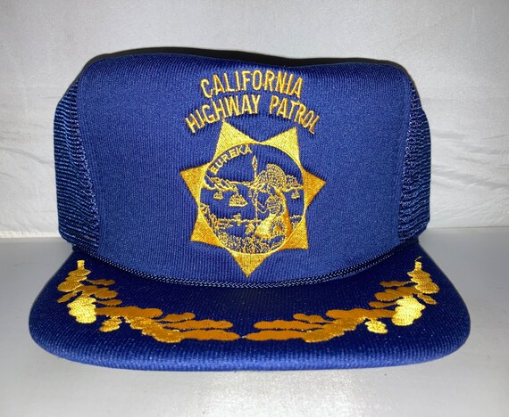 Vintage California Highway Patrol Snapback Hat Cap Nwot - Etsy