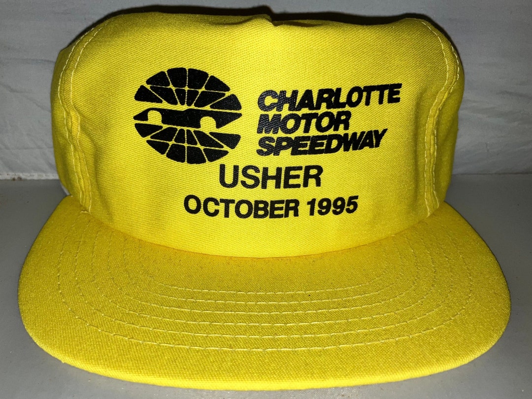 Vintage Charlotte Motor Speedway Racing Snapback Hat Cap Rare 80s 90s ...