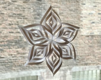 9 Paper Snowflake Patterns advanced PDF digital Download - Etsy