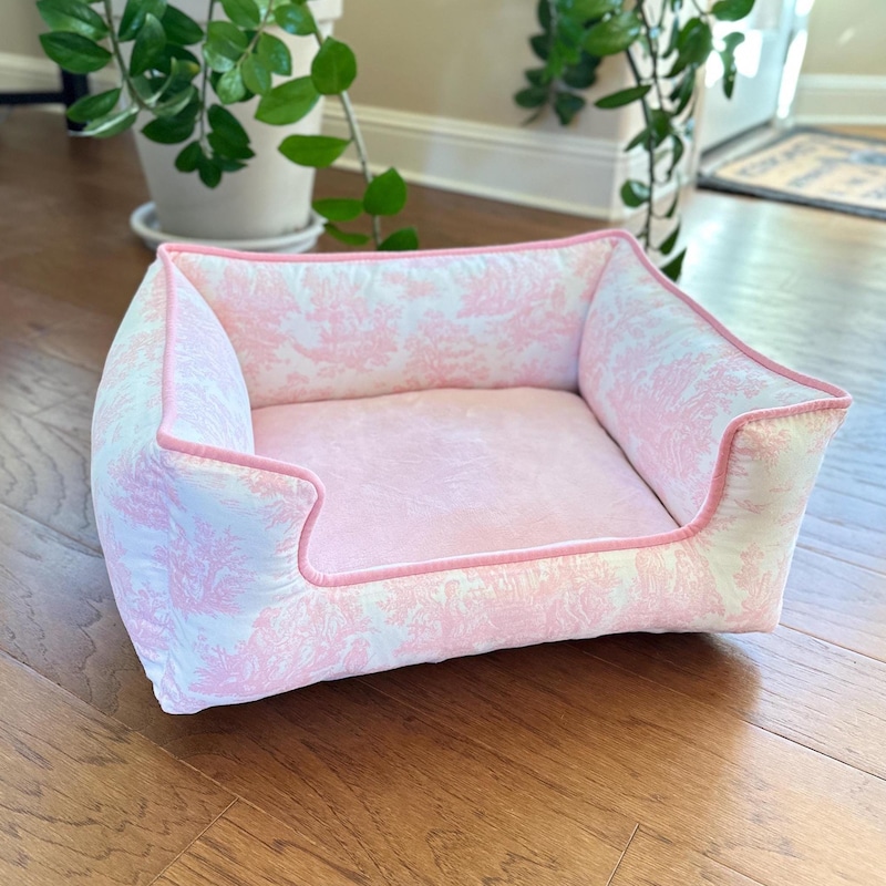 Pink Dog Bed - Etsy