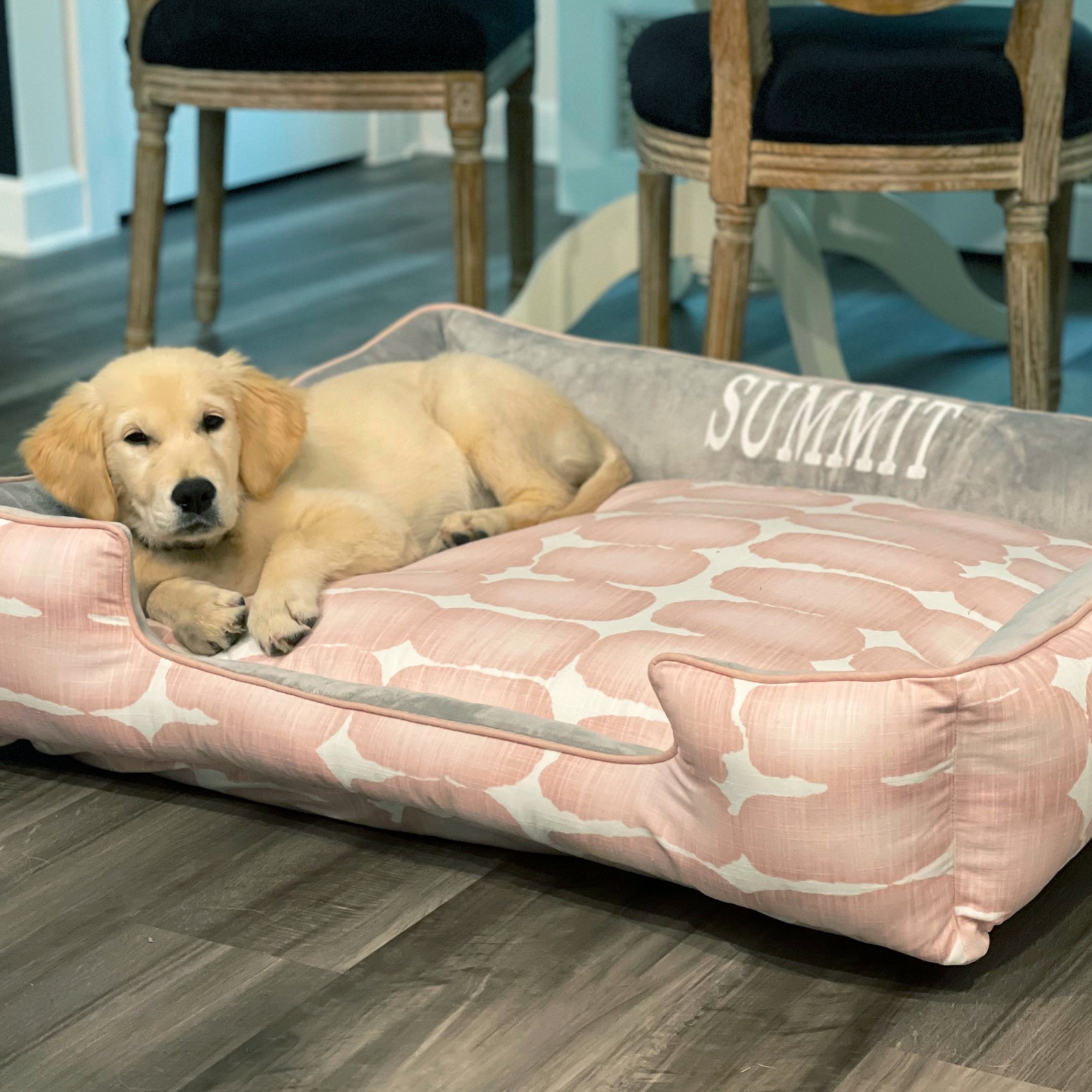 Custom Pink Dog Bed | Sustainable Pet Bed | Large Dog Bed With ...