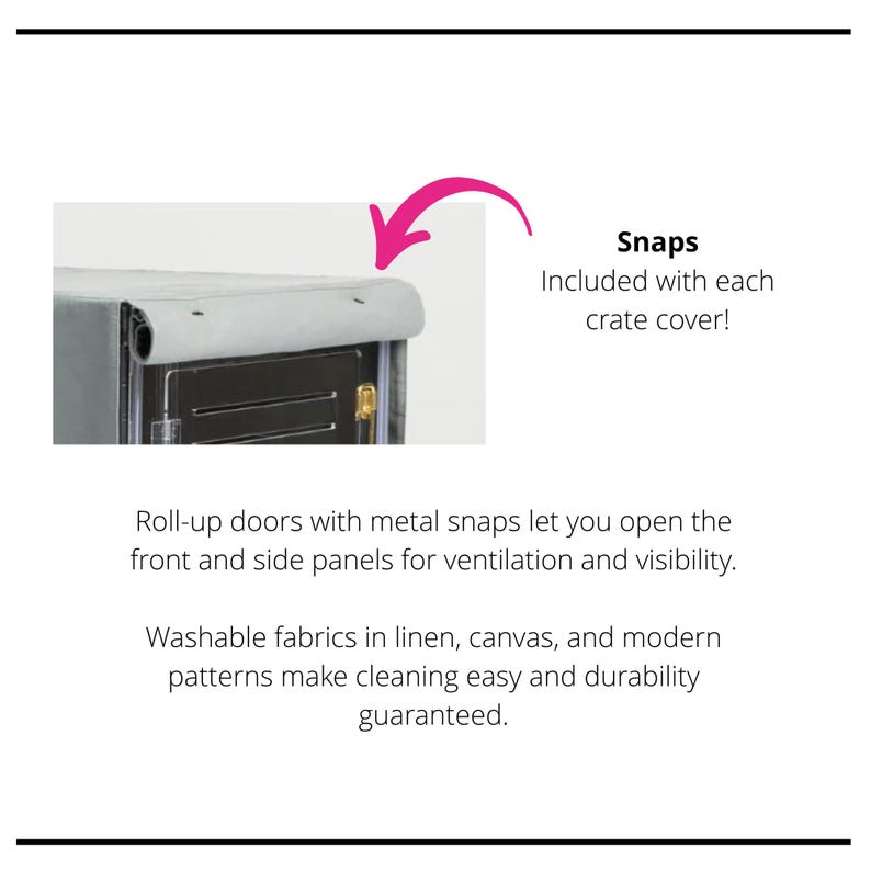 Navy Toile Pet Crate Cover – Custom Size, Washable Premium Fabric ...