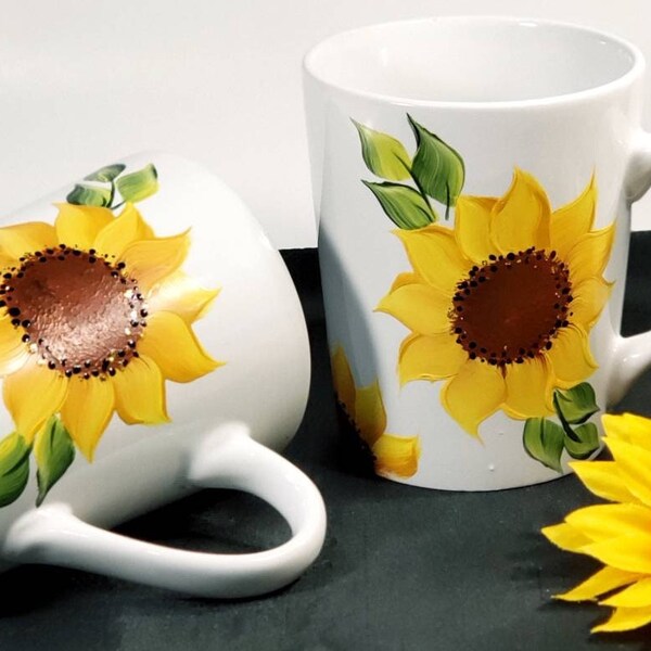 Hand Painted Cups - Etsy