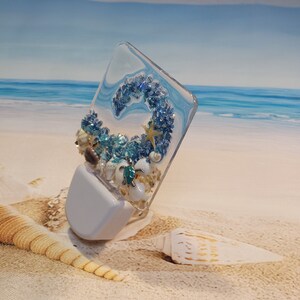 Ocean Wave LED Sensor Nightlight, Ambient Lighting, Handmade Beach Wall ...