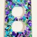 Handmade Outlet Cover Featuring Real Crushed and Polished - Etsy
