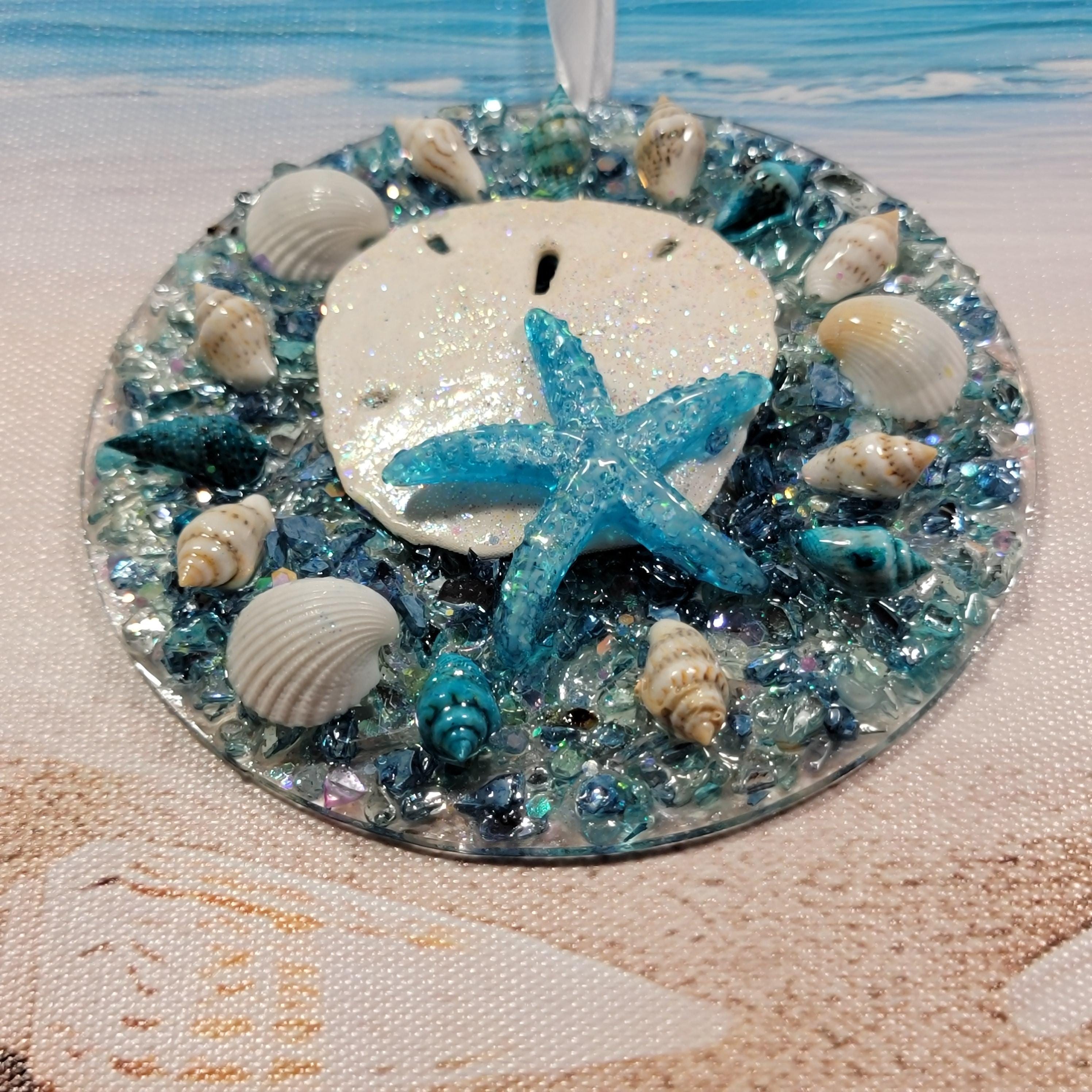 Beautiful Coastal Theme Florida Sand Dollar Ornament, Featuring ...