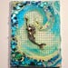 Three-dimensional Mixed Medium Mermaid Wave Art and Sea Turtle Design ...