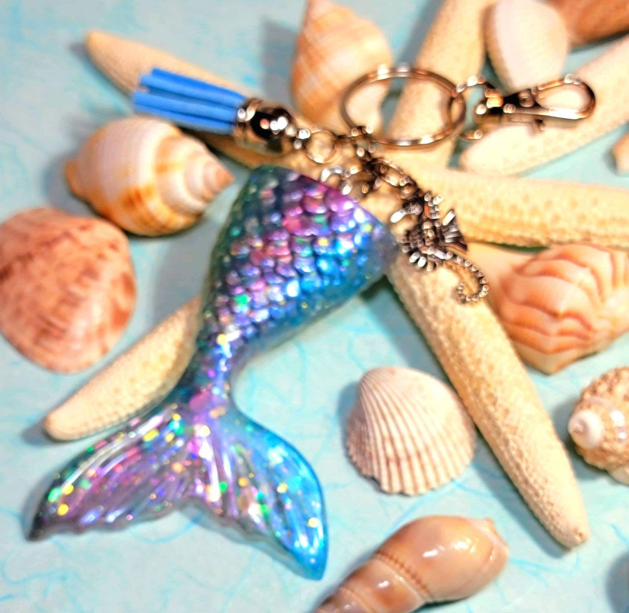 Custom Mermaid Tail Keychain Mermaid Lovers Gift Beach Life - Etsy