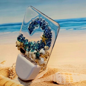 Ocean Wave LED Sensor Nightlight, Ambient Lighting, Handmade Beach Wall ...