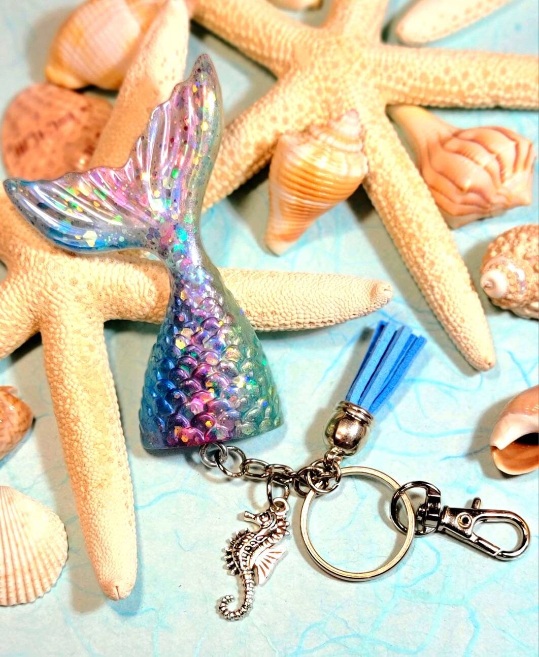 Custom Mermaid Tail Keychain Mermaid Lovers Gift Beach Life - Etsy