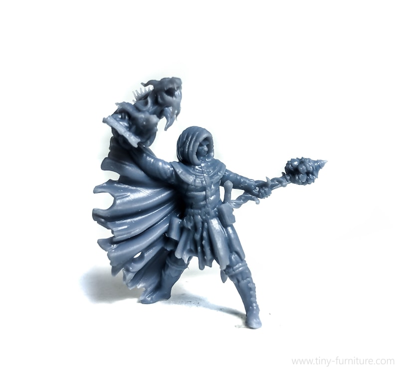 Necromancer 3D printed 28mm miniatures dungeons and | Etsy