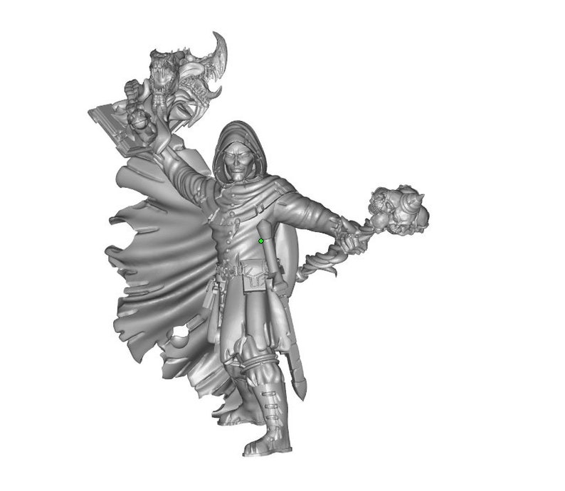 Necromancer 3D printed 28mm miniatures dungeons and | Etsy