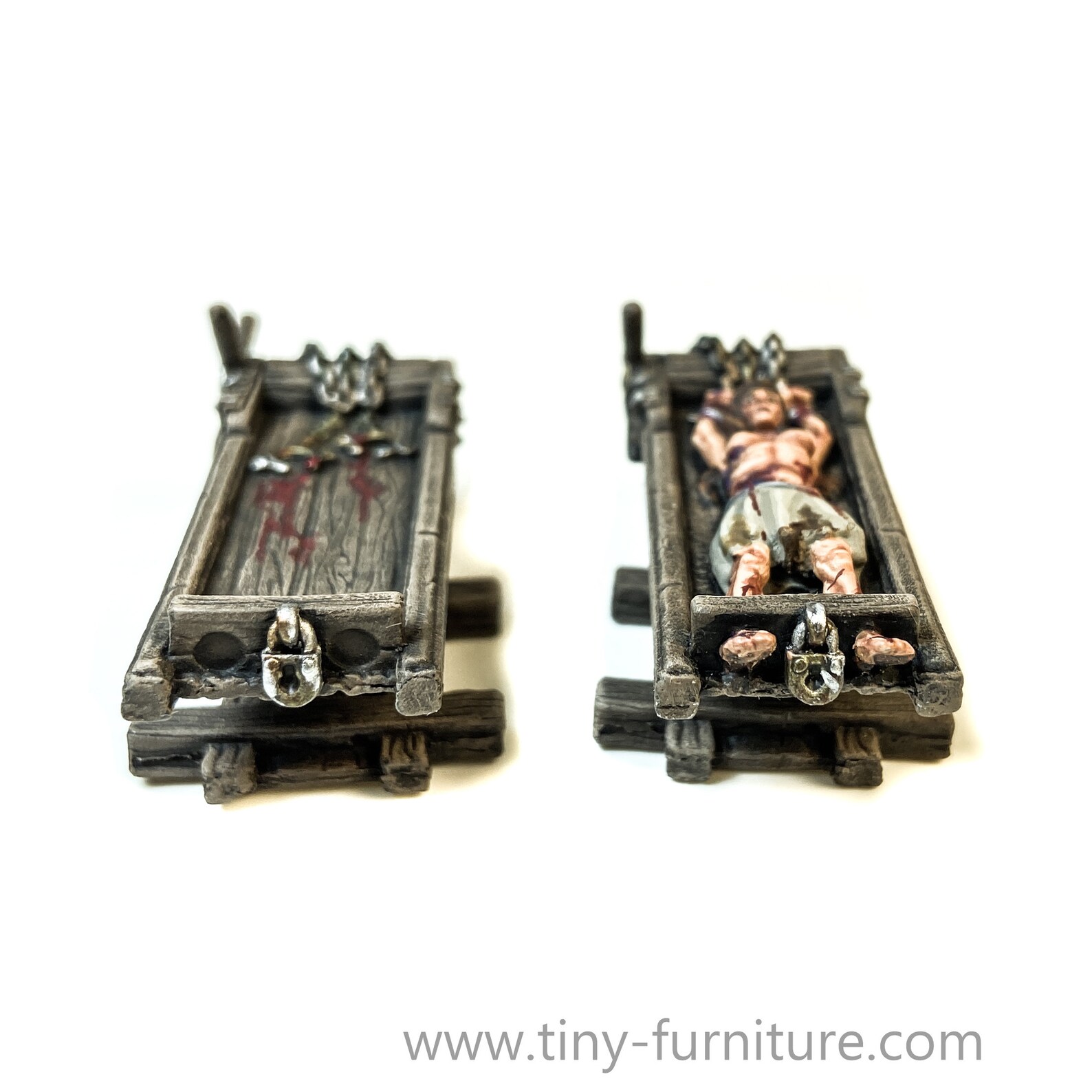 Torture racks PAINTED Miniature tabletop furniture | Etsy