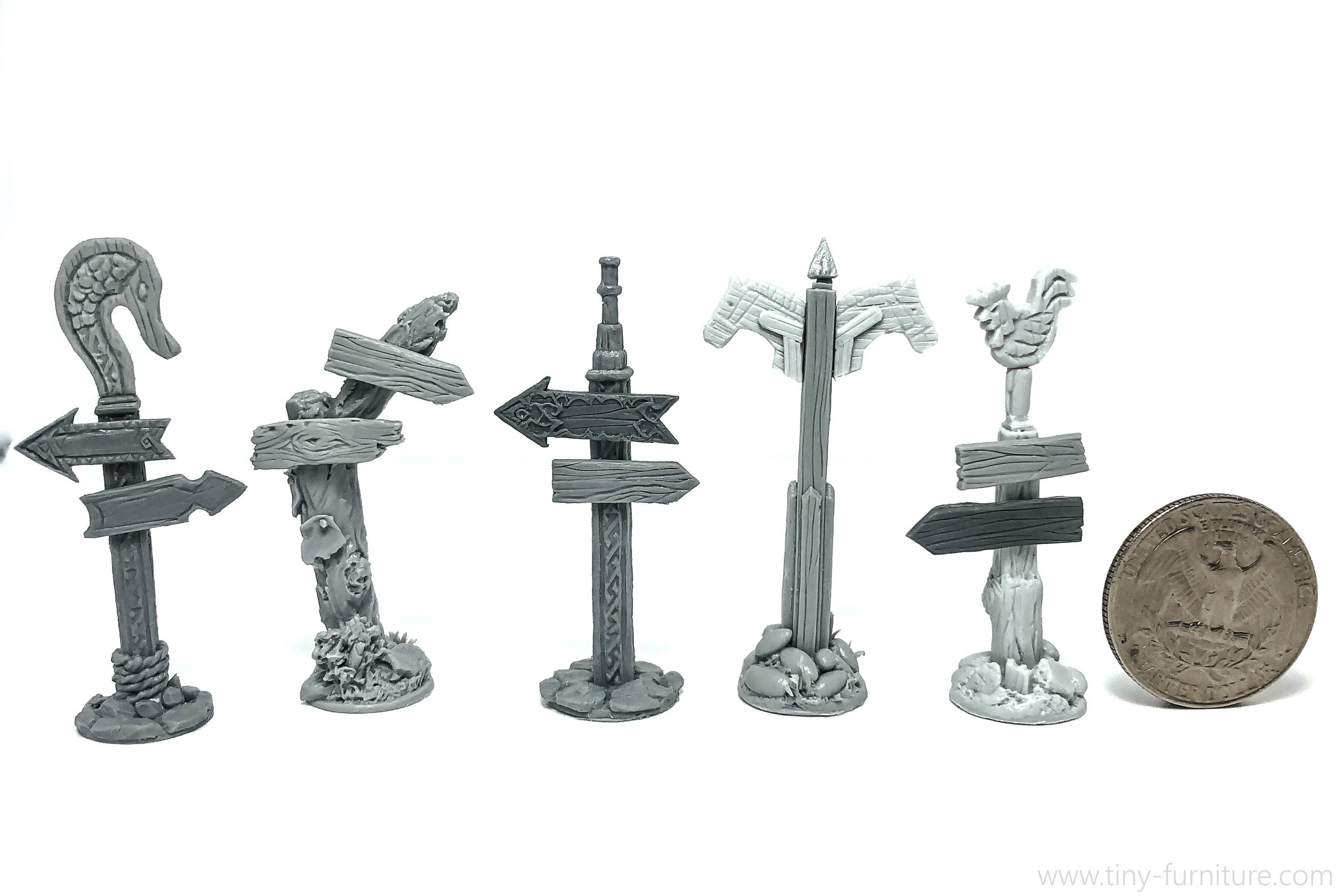 Road signs D&D furniture dungeon decor dwarven forge | Etsy